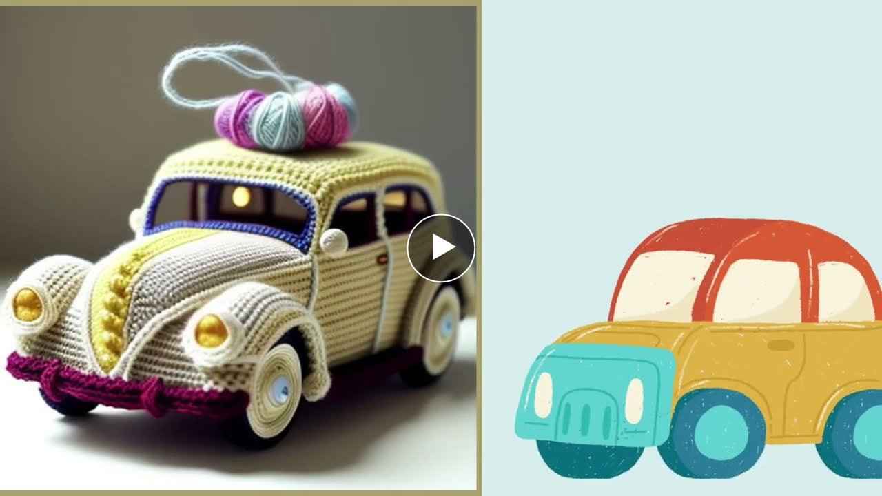 Crochet Car Design Ideas || Knitted Car Models || (these Pictures are ...