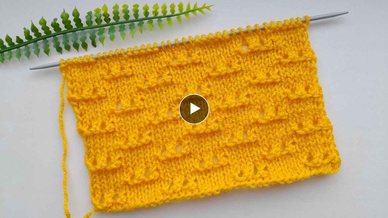 Easy And Beautiful Knitting Pattern