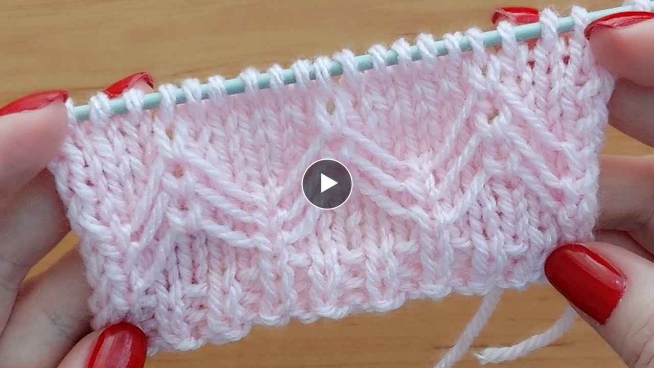 Beautiful knitting pattern.